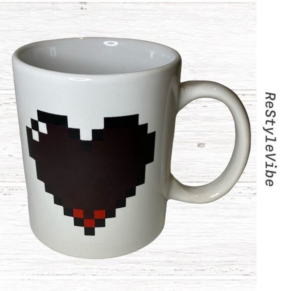 Kikkerland | Dining | Kikkerland Brand Minecraft Heart Coffee Mug Cup ...